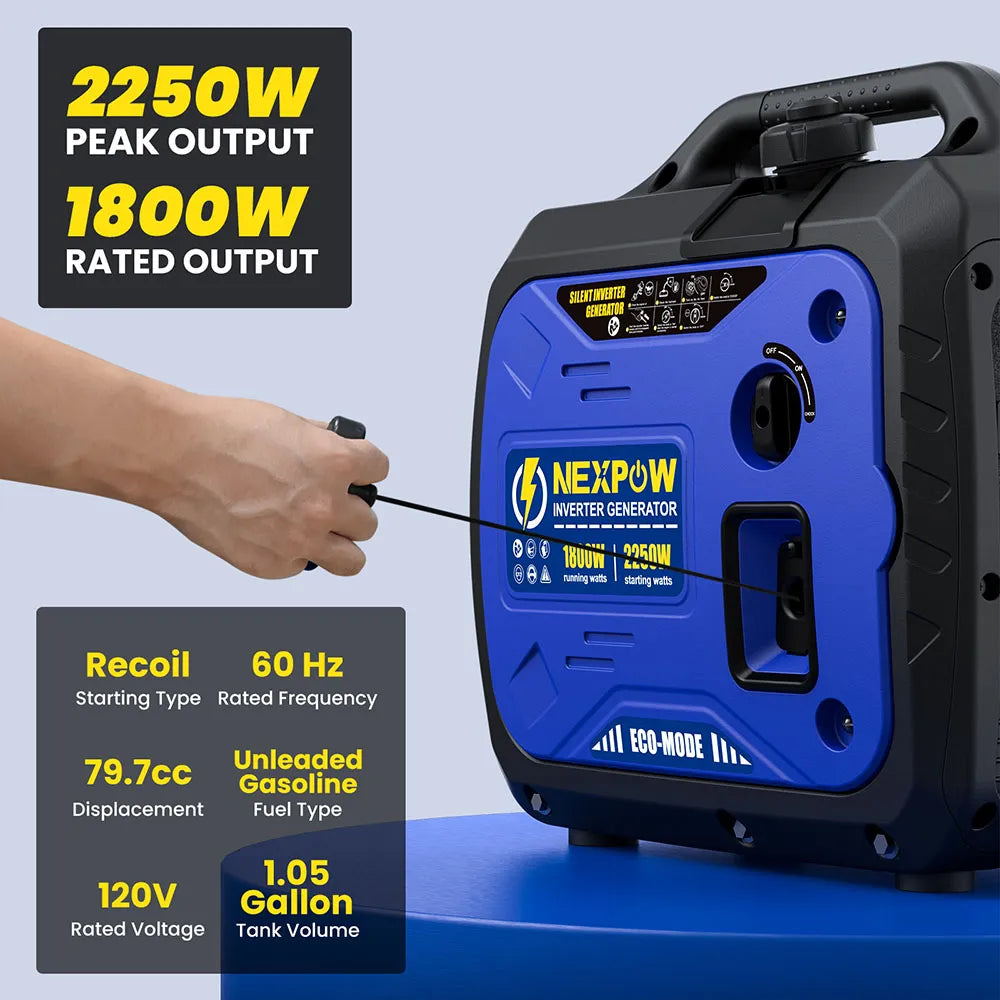 NEXPOW ‎YH2200i 2500-Watt Portable Inverter Generator