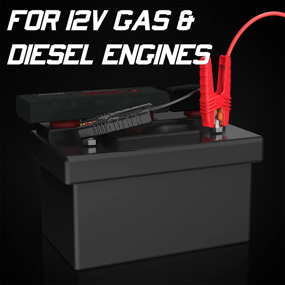 NEPXOW Portable Smart Jumper Starter Booster Clamp Cables, Replacement ...